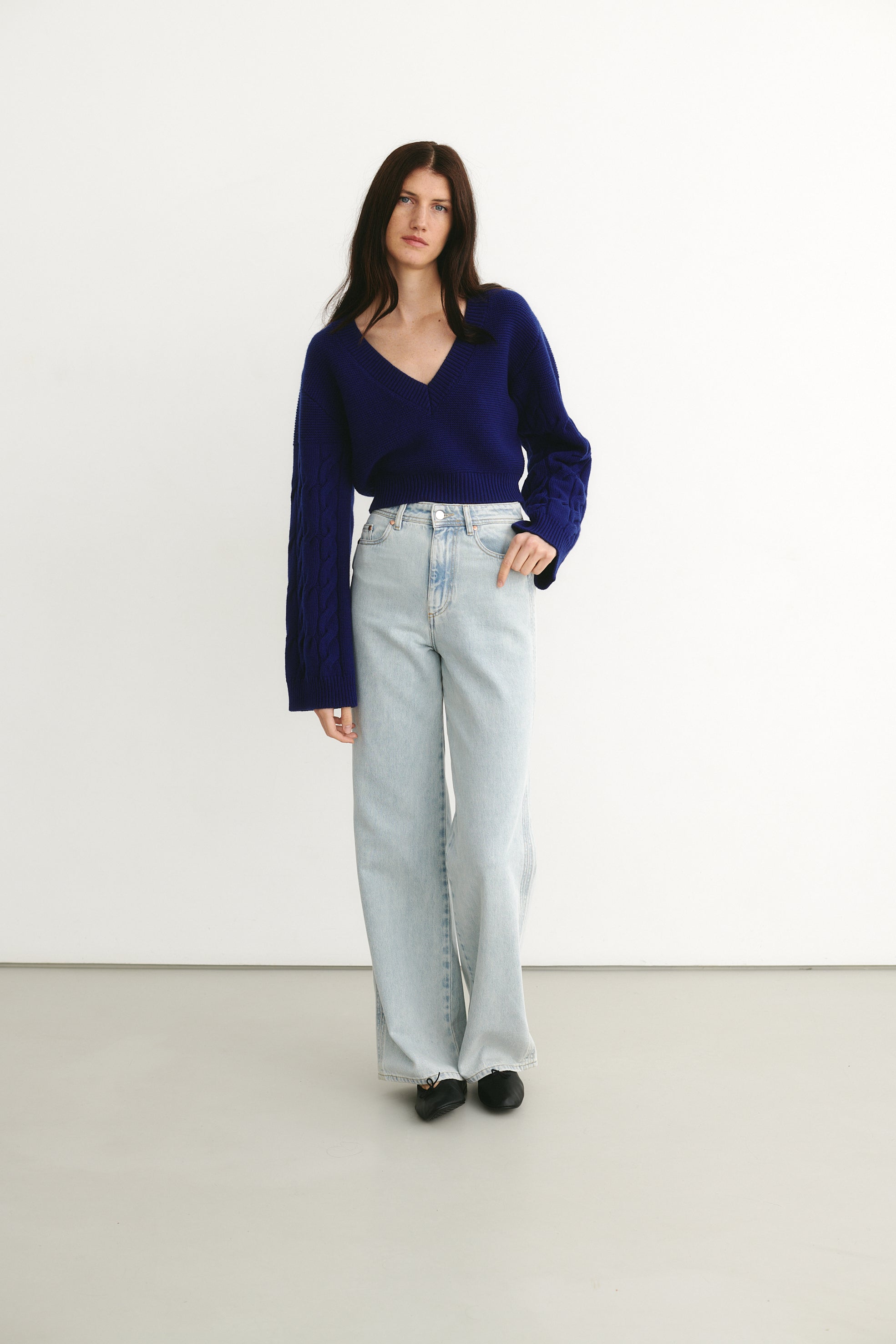 Delilah Sweater Blue – ATTIRE THE STUDIO