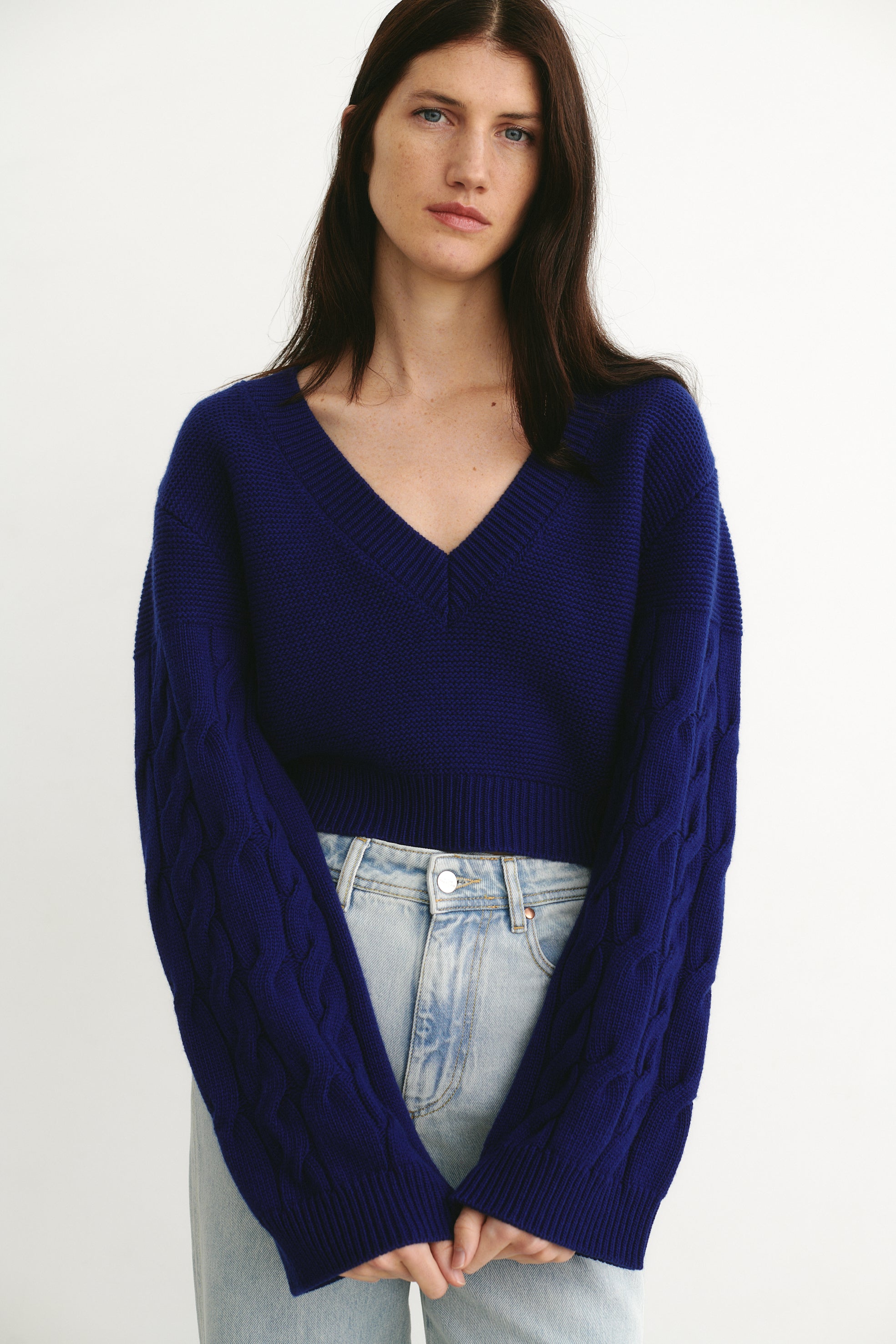 Delilah Sweater Blue – ATTIRE THE STUDIO