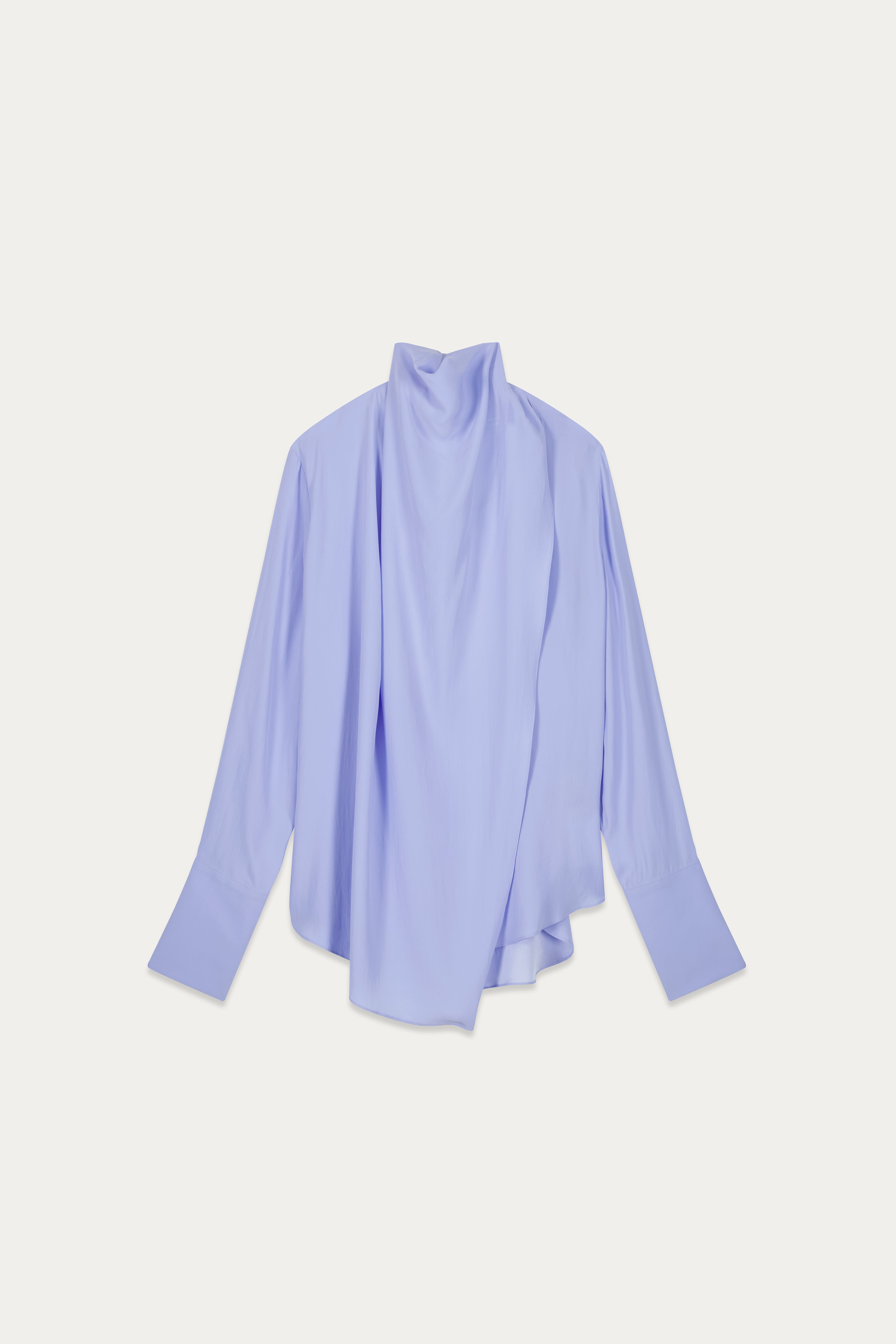 Marea Silk Top Blue Lavender – ATTIRE THE STUDIO