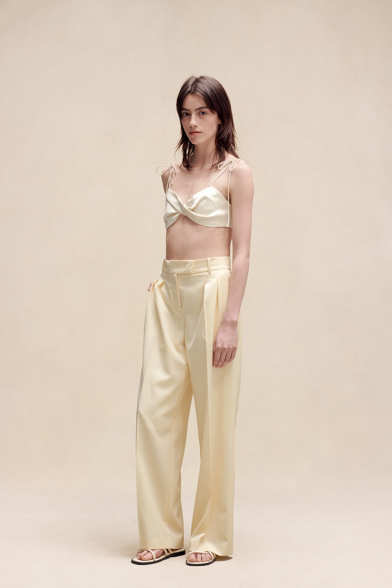 Fuji Bra Top Ivory – ATTIRE THE STUDIO